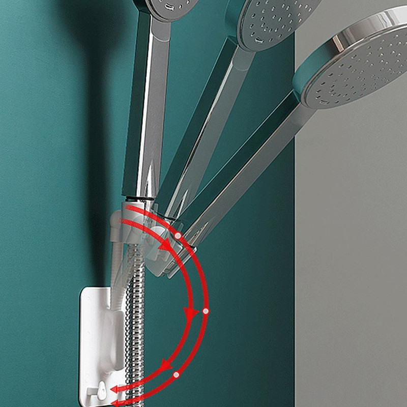 Suport para dus, cu Adeziv, brat Metalic Flexibil, 15 cm, Alb - eMAG.ro