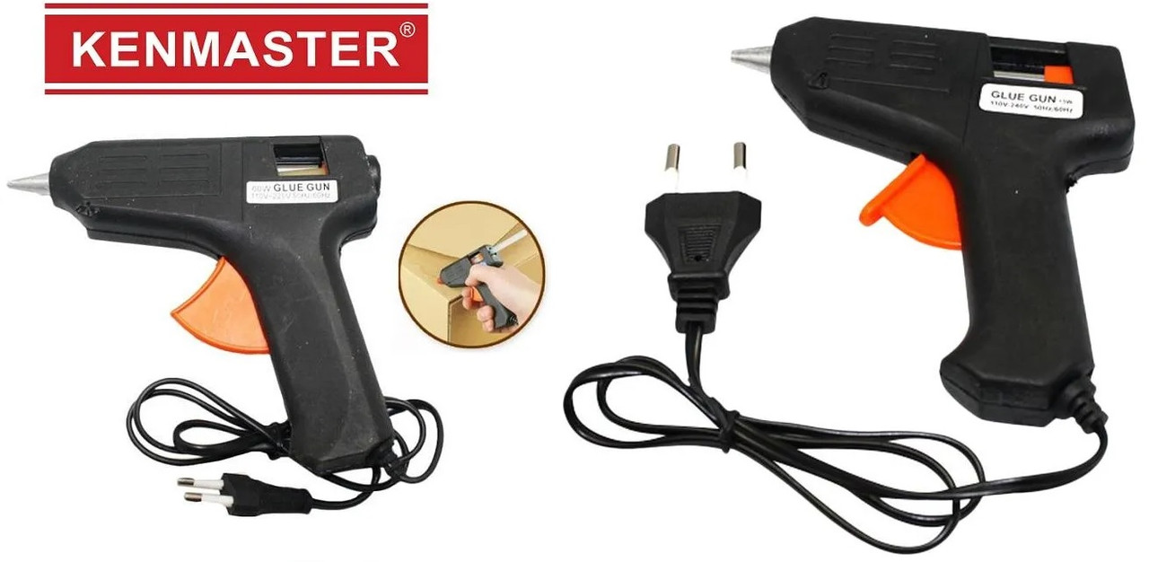 Jual ORANGE HOT AIR GUN - HEAT GUN & KENMASTER GLUE GUN LEM TEMBAK 15 ...
