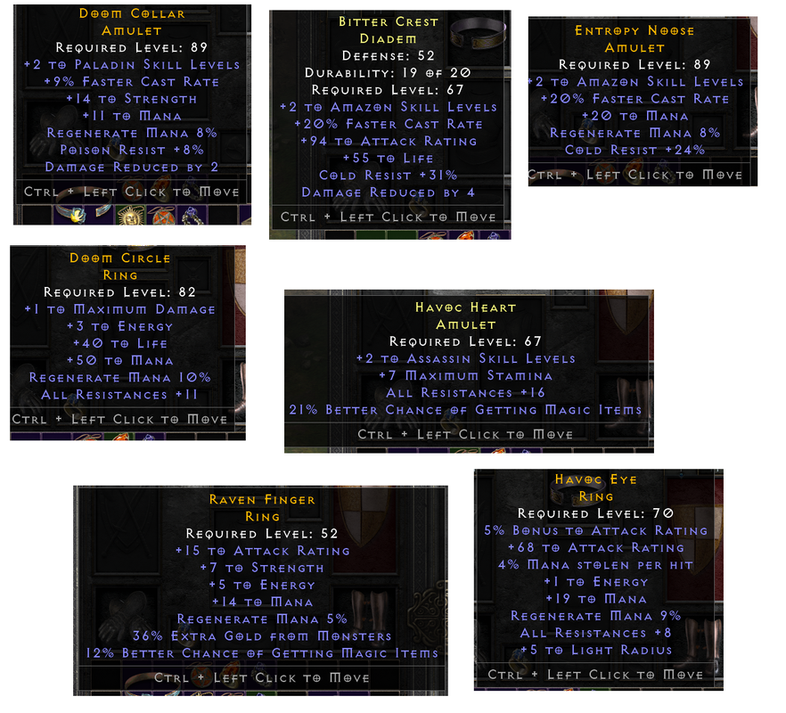 Cheap Profit Auction Pack +2 Ammy Fcr Rings - Topic - d2jsp