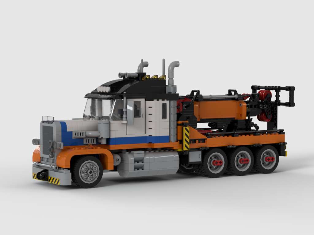 LEGO MOC Heavy Tow & Rotator Truck by rayb | Rebrickable - Build with LEGO