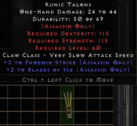 Mosaic Base Runic Talons +3 Ps +2 Boi - Topic - d2jsp