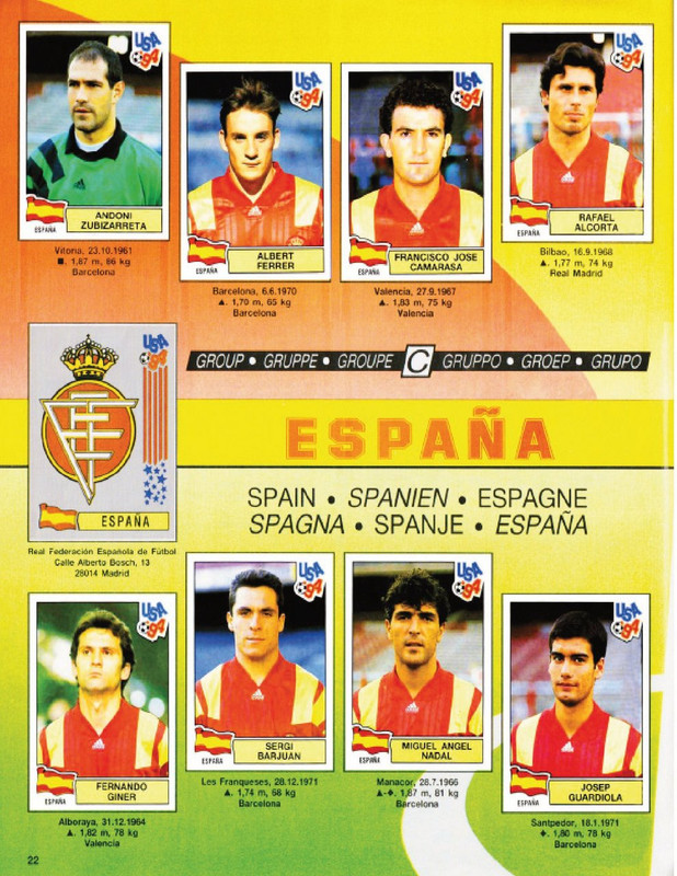 Album Panini USA 1994 24 — Postimages