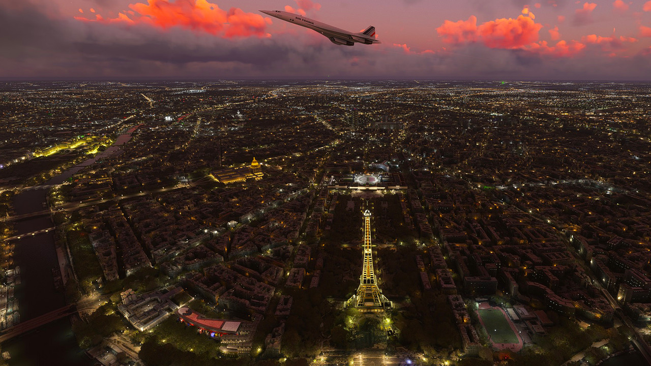 Concorde-views over the City of Paris - Community Screenshots - Orbx ...