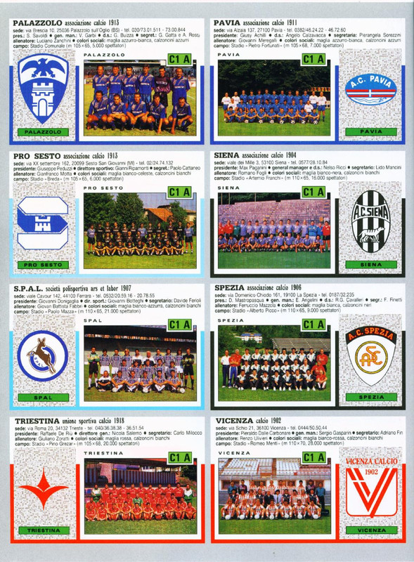 Calciatori 1991 1992 Panini 68 — Postimages