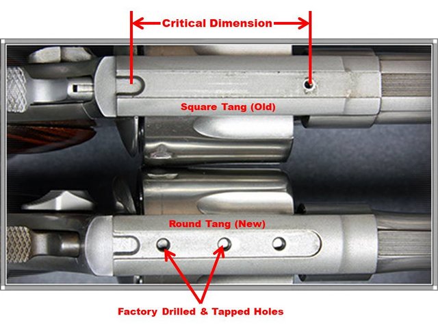 Model 686 (No Dash) Complete Rear Sight Assembly for 8-3/8" | Smith ...