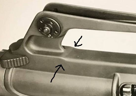 More misc pics of Colt factory with m16's, prototype carbine stock ...