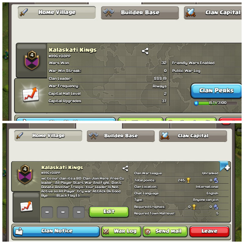 Buy CLAN LEVEL 4 UNRANK CLAN NAME : KALASHAKI KING from Vincent007 ...