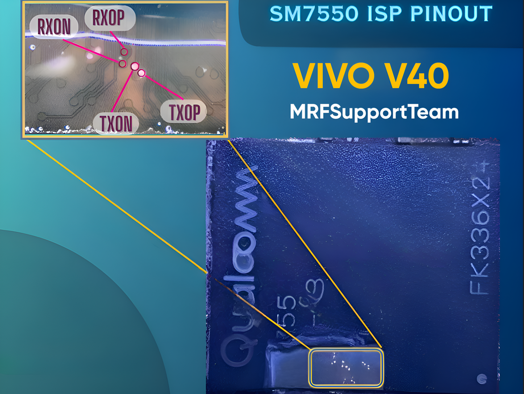vivo V40 (PD2363) – UFS ISP Pinout