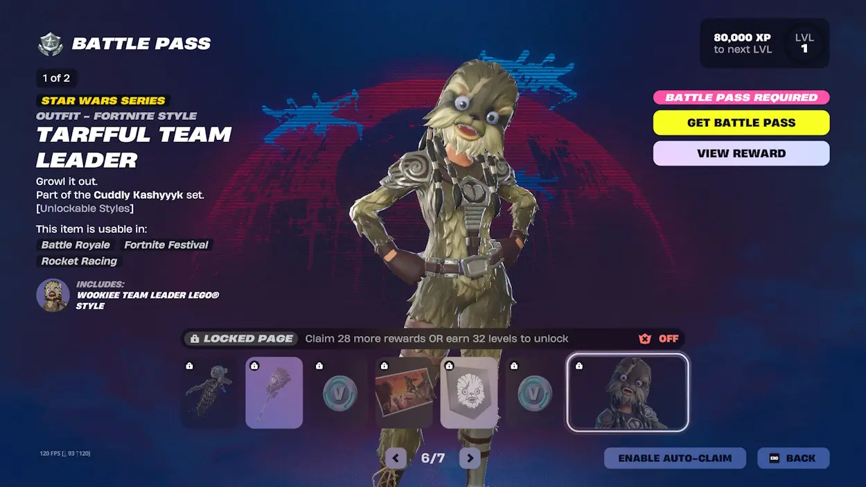 Fortnite Star Wars Capítulo 6 Temporada 3 Todas las Recompensas del ...