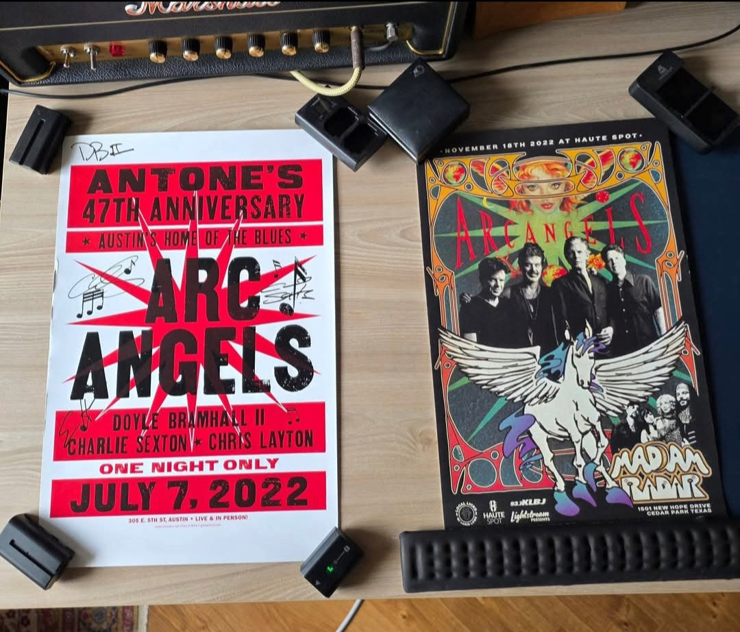 Sold: Arc Angels - Signed Antones Poster 12 x 18 (including additional ...