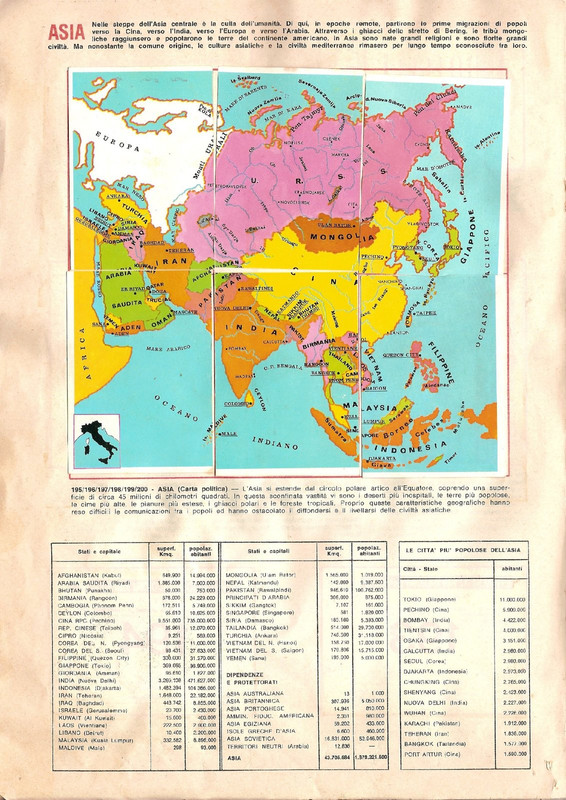 ALbum La Terra, Il Pianeta sul Quale Viviamo 1966 Panini 32 — Postimages