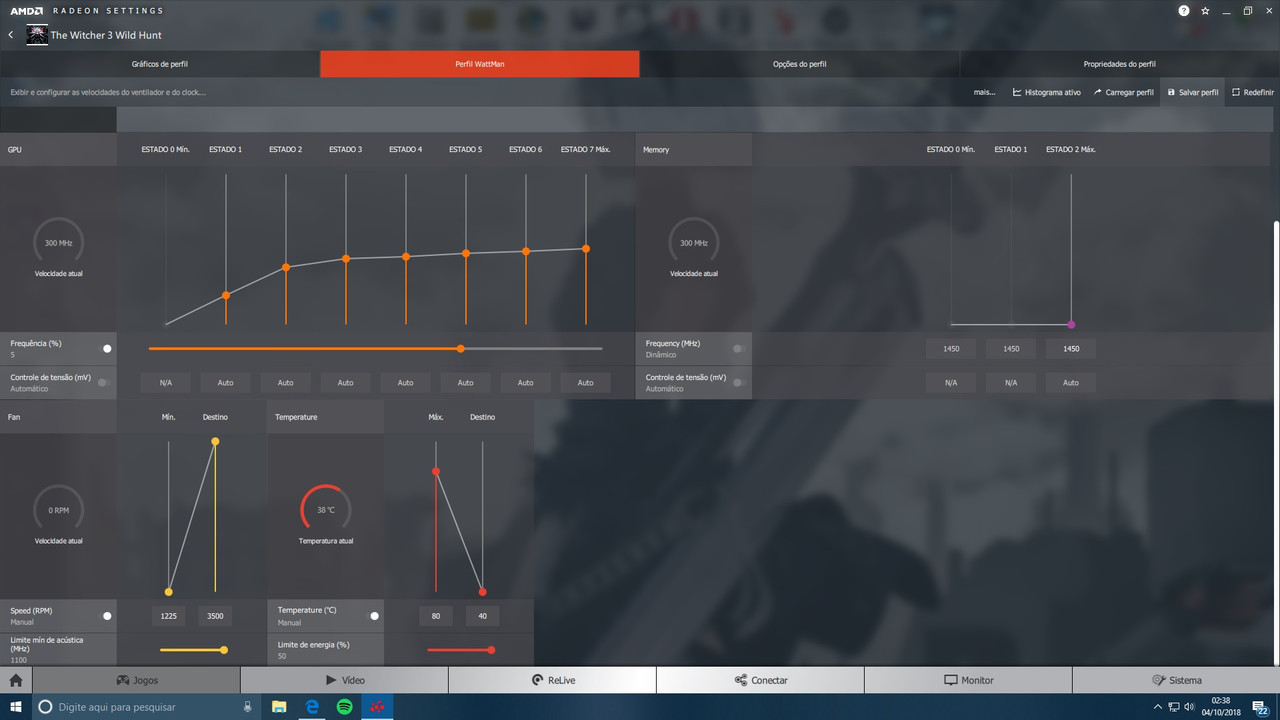 AMD Wattman RX580 | Fórum Adrenaline - Um dos maiores e mais ativos ...