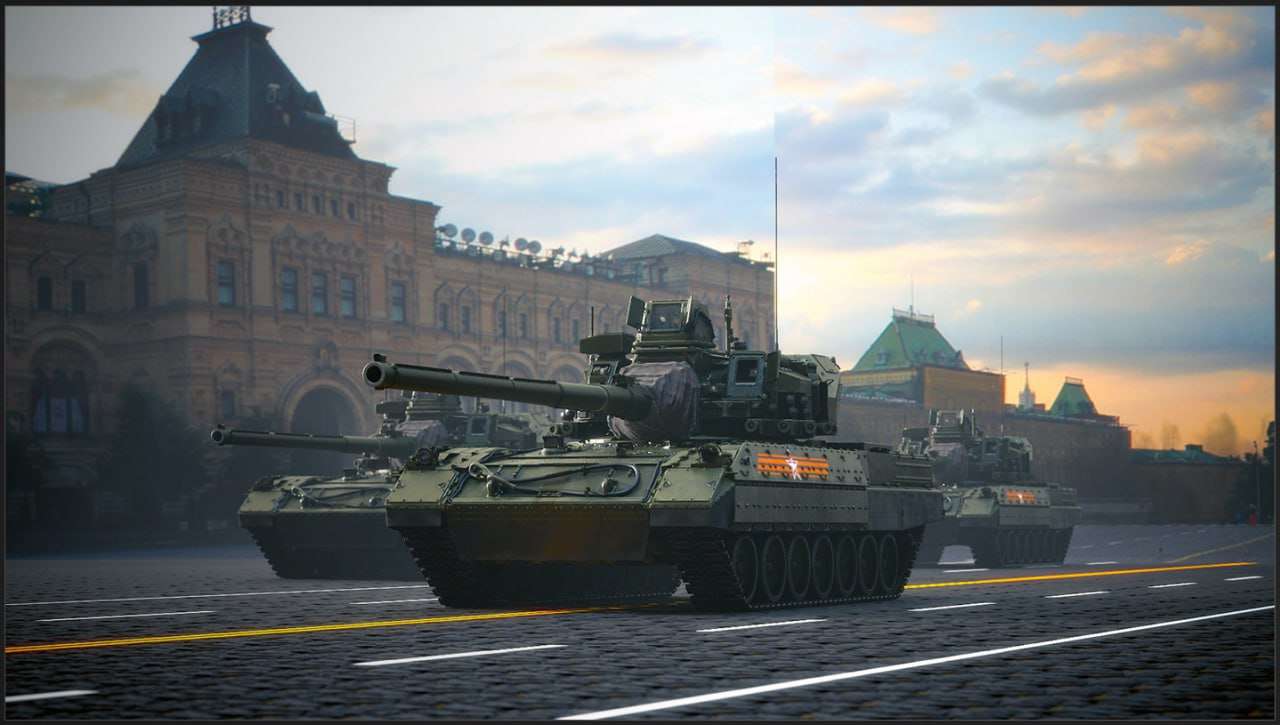 Models and pictures of Soviet MBT designs from 80s. Object 477A, Object ...