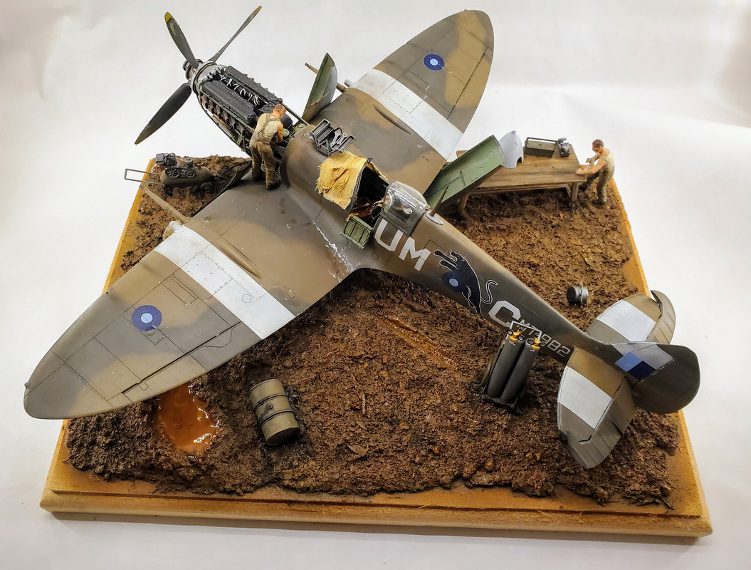 Spitfire MkVIII, 152 Sq. RAF, Tamu Field, Burma. 1945 - Ready for ...