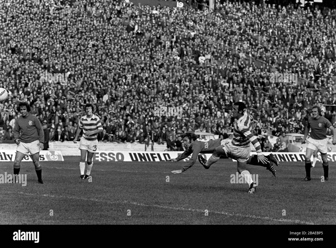 rangers alex mcdonald c beats celtics danny mcgrain second r to score ...