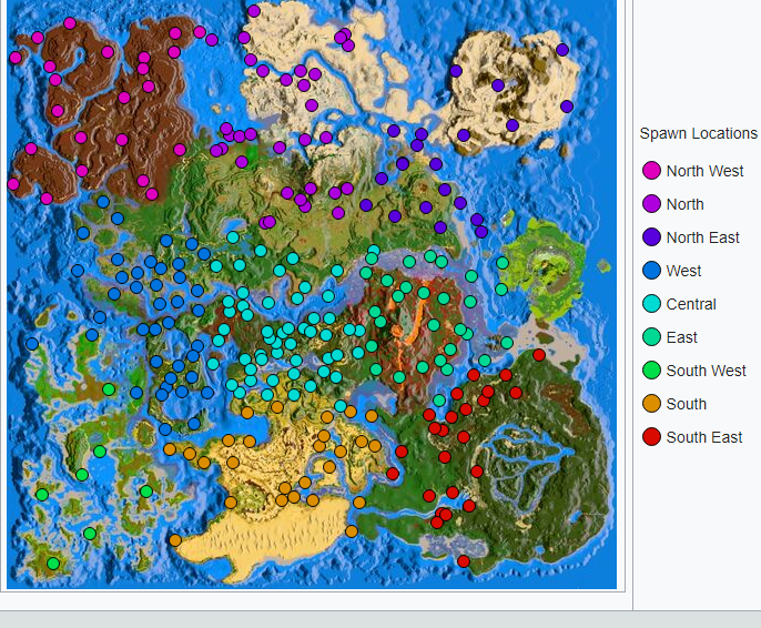 Spawning locations - General - ARK - Official Community Forums