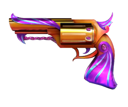 purple & gold mermaid gun gun - MVSD Item value - 123Demands