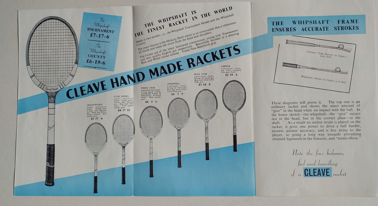 My first Clapshaw & Cleave racket -info sought from any REALLY ancient ...