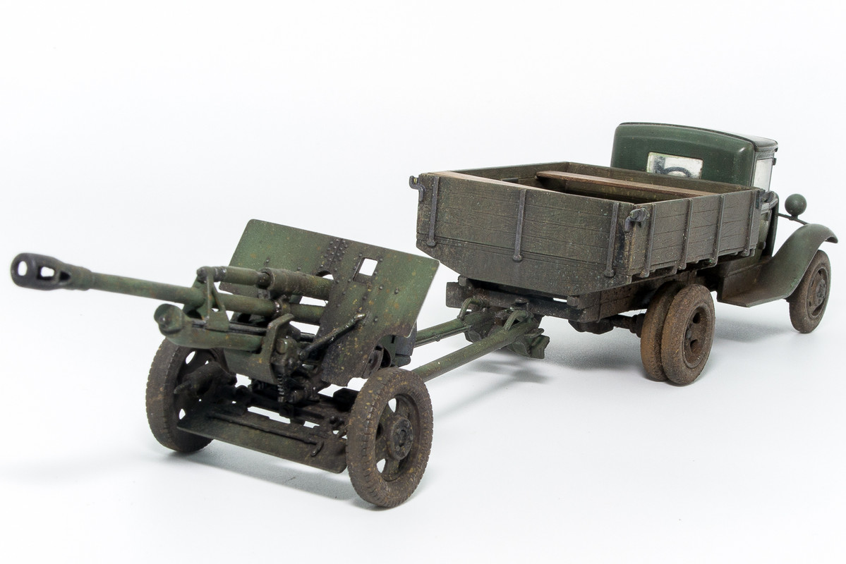 ZIS-3 towing by GAZ-AA (1:35) - Ready for Inspection - Armour ...