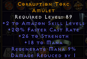 Top Amazon Caster Amulets - Topic - d2jsp