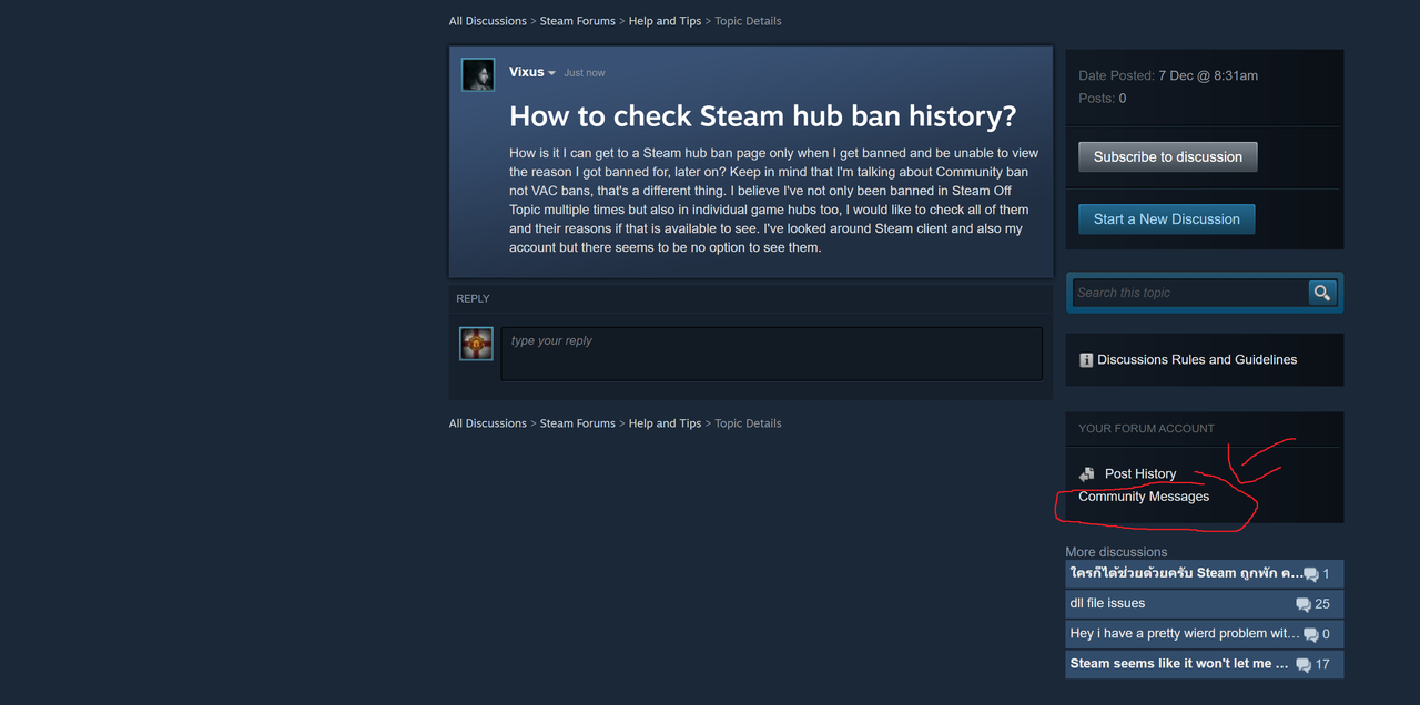 How to check Steam hub ban history? :: Help and Tips