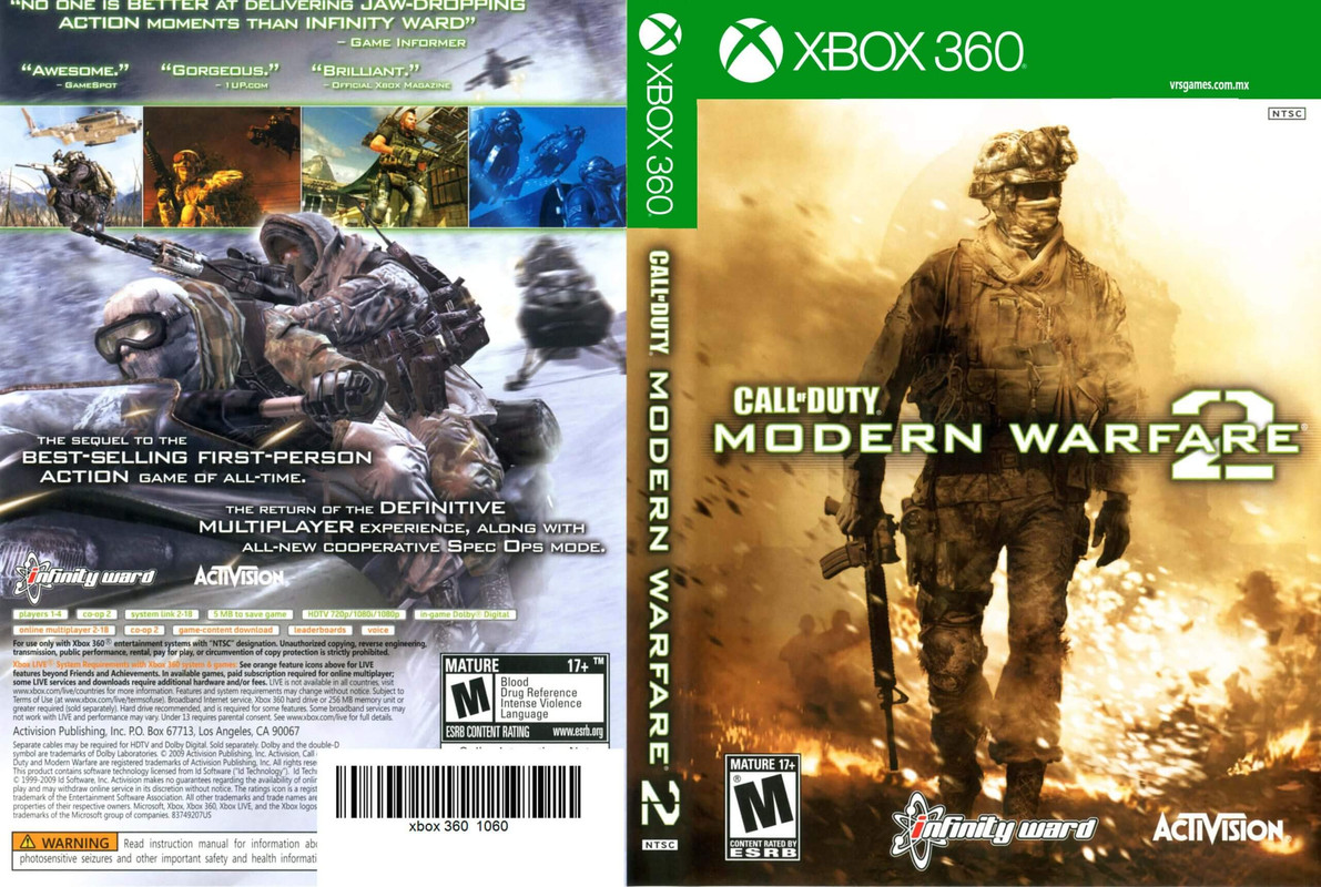 Tal día como hoy, hace 13 años que salió el CoD MW2 (2009) +OjoDatos ...