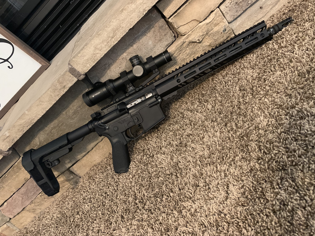 Pictures of 12.5 inch barrel Ar15 with different hand guard lengths ...