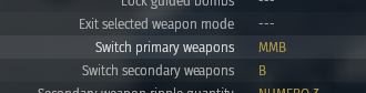 keybind to cycle between weapons?