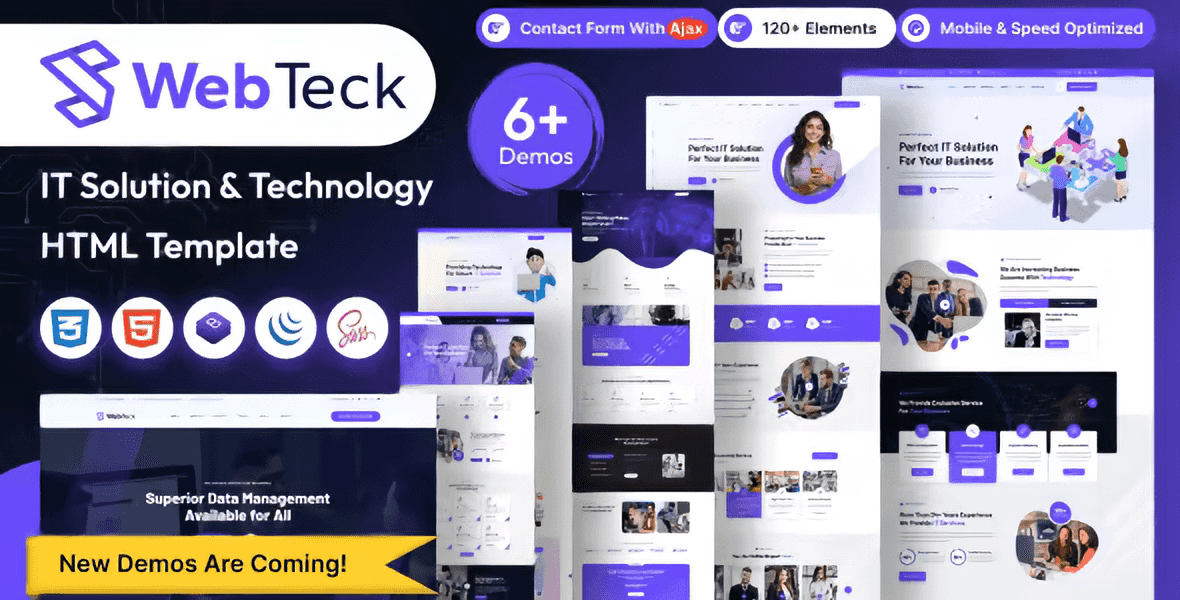 Webteck - IT Solution And Technology HTML Template – Bliter GPL