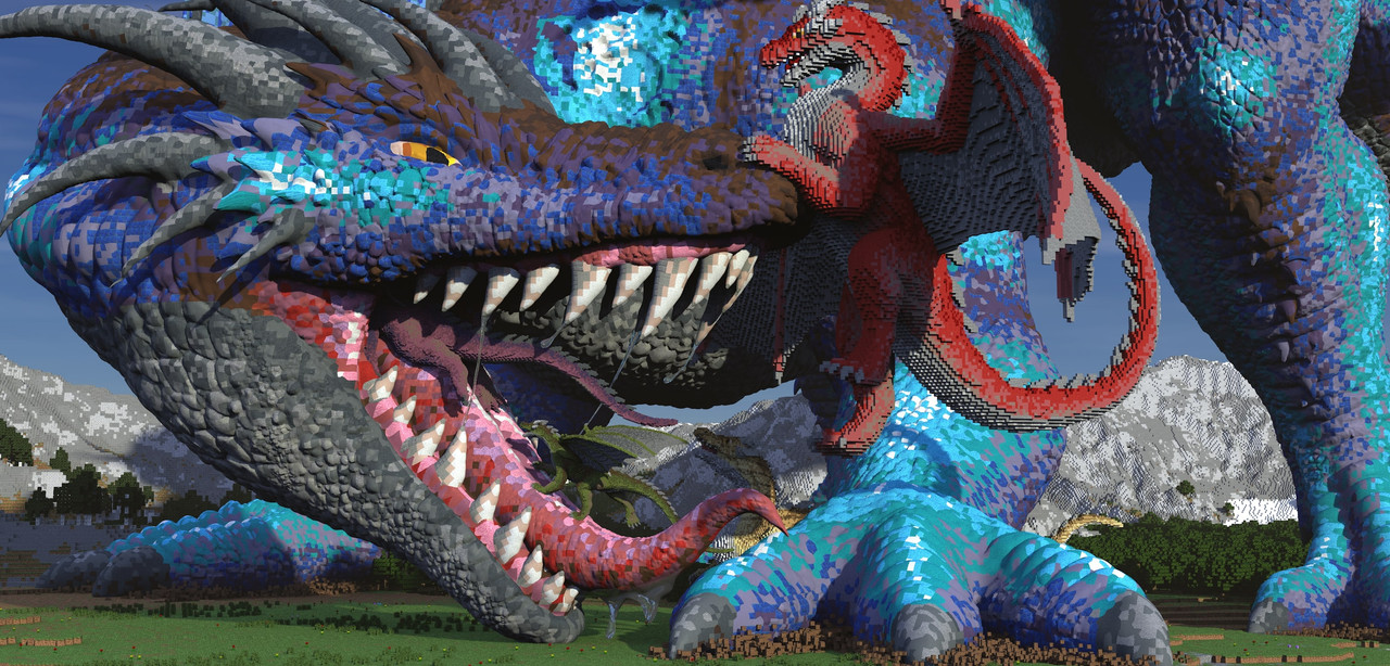 Large collection of my dragon builds renders [Vol. 1]