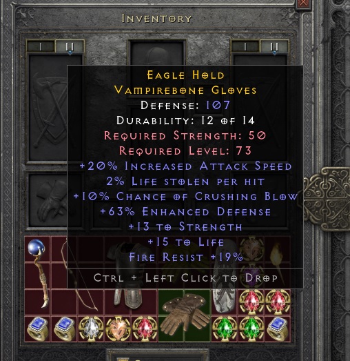 Need 2x Cb Gloves - Topic - d2jsp