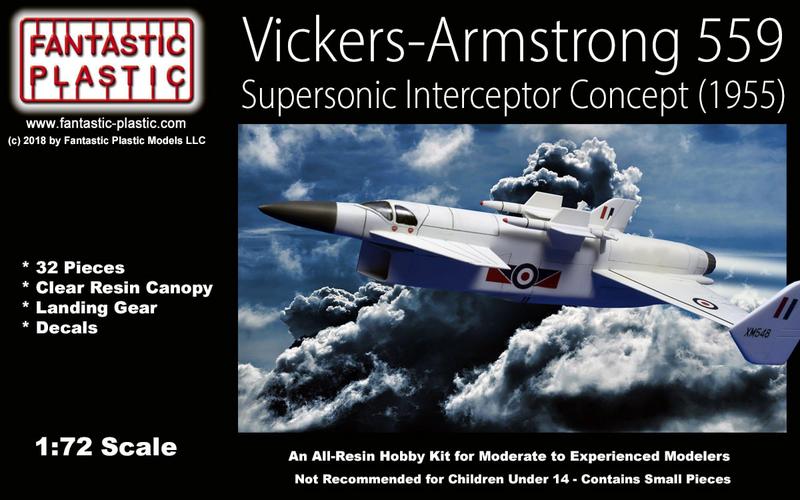 1/72 - Vickers-Armstrong Type 559 resin kit by Fantastic Plastic Models ...