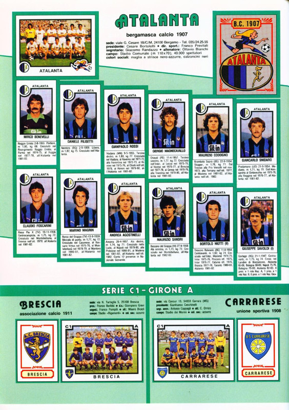 Calciatori 1982 1983 Panini 48 — Postimages