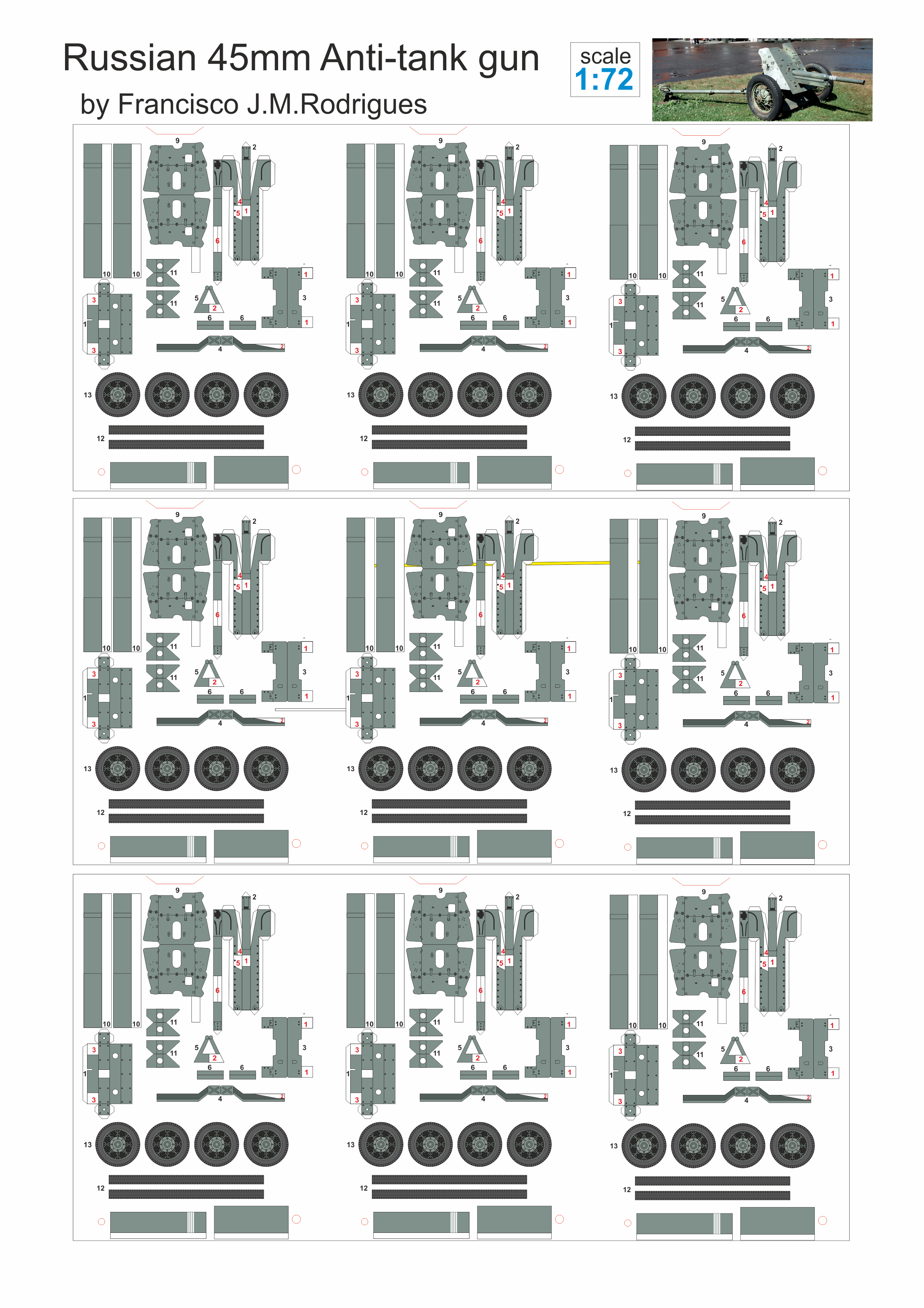 WW II Russian 45mm Anti Tank Gun — Postimages