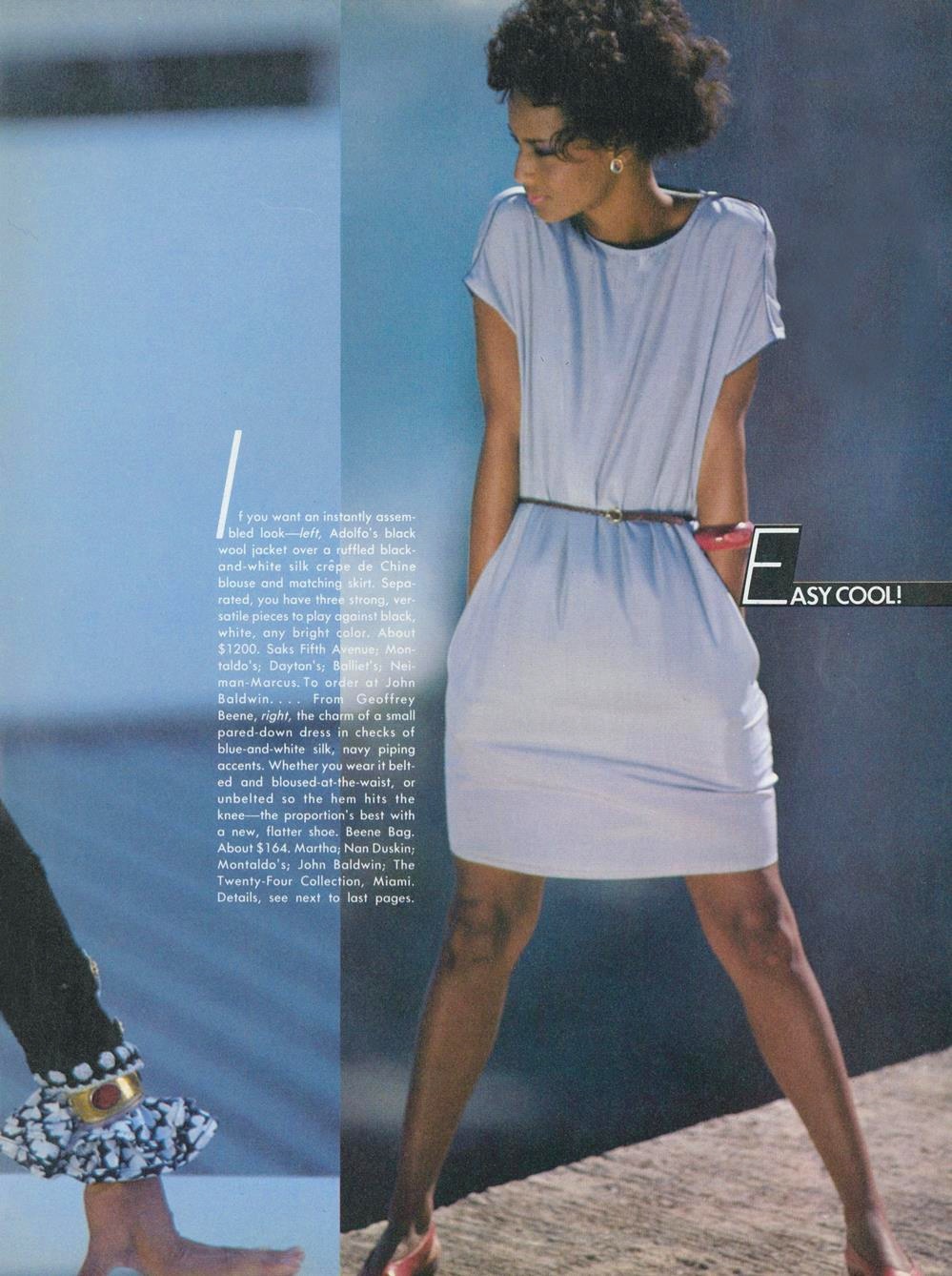 "Easy Cool" Vogue US April 1981 | Lipstick Alley