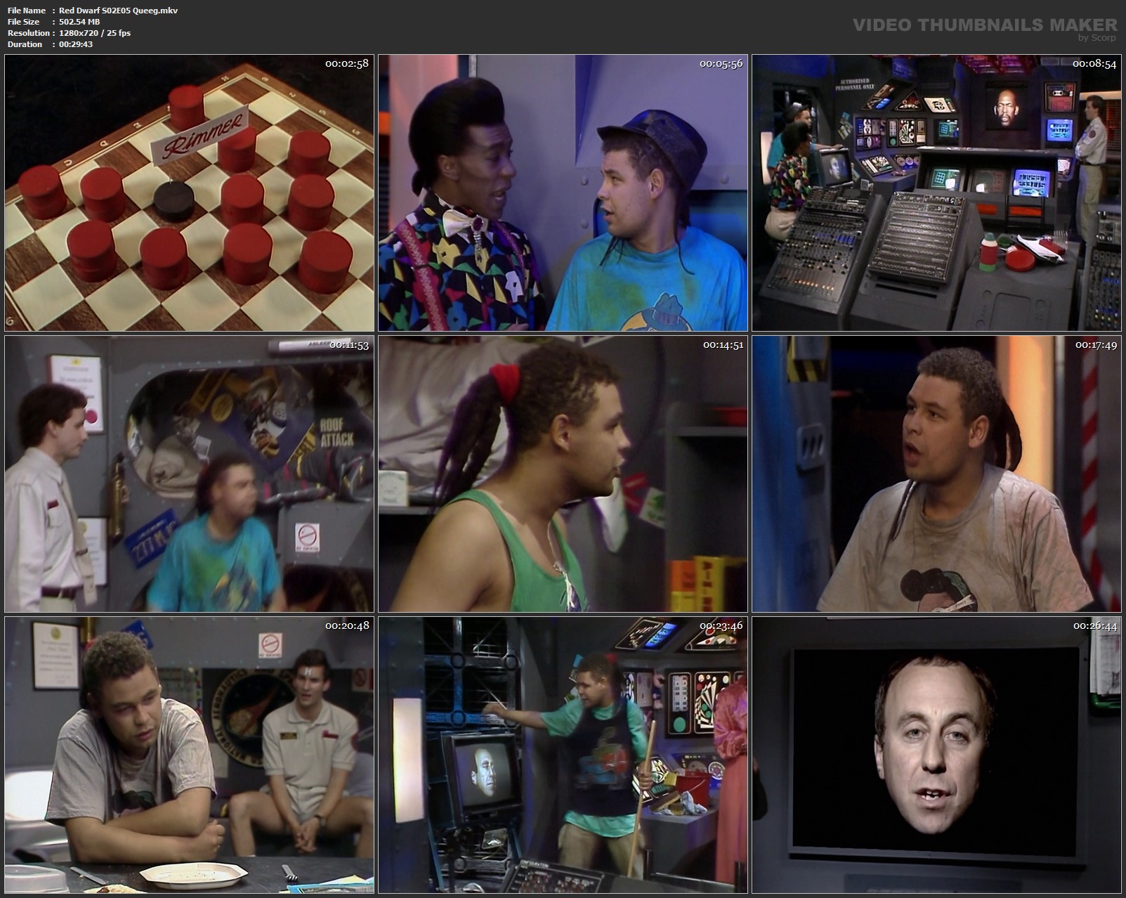 Red Dwarf S02 E05 Queeg mkv — Postimages