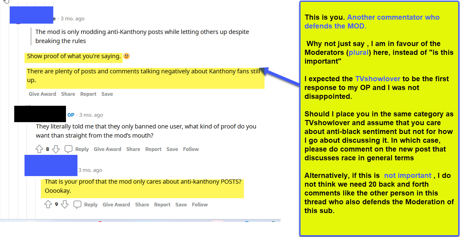 They want to defend Moderation on a post about Mods — Postimages