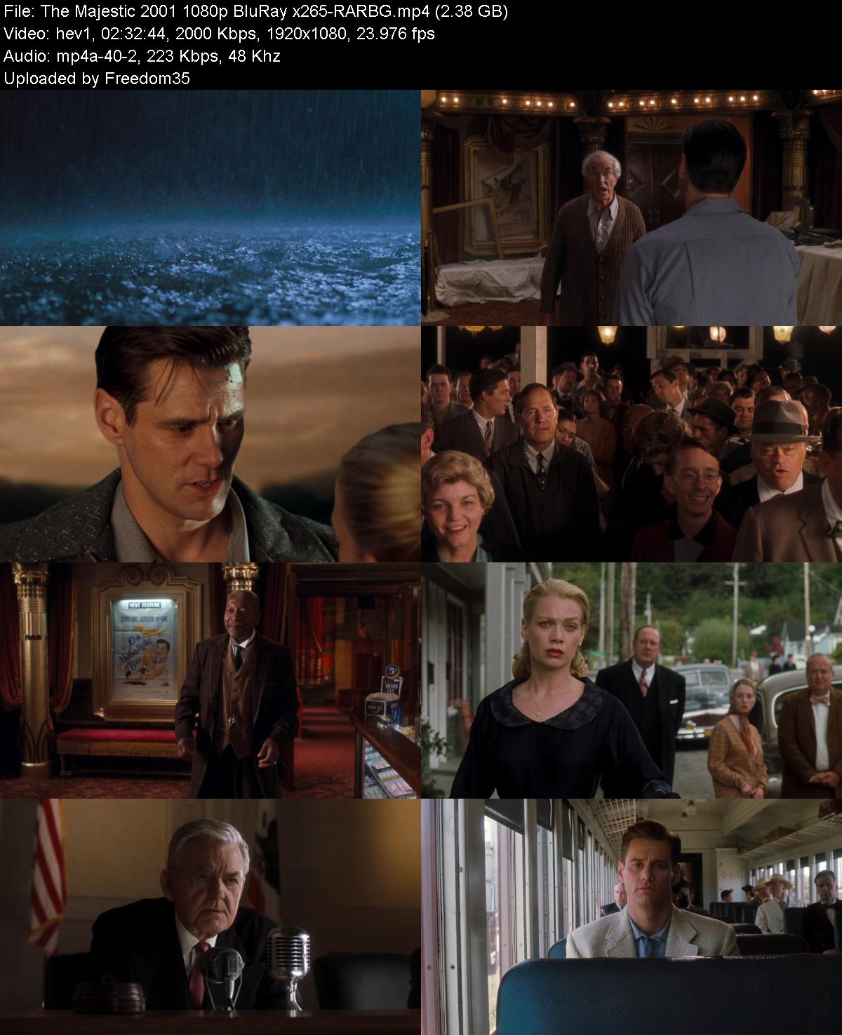 The Majestic 2001 1080p BRRip x265-RARBG - HD (720p) - ChileComparte