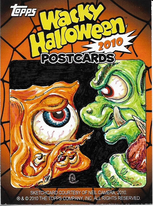 Starbeast and Tootsie Troll Sketch Card Neil Camera Artist Return Front ...