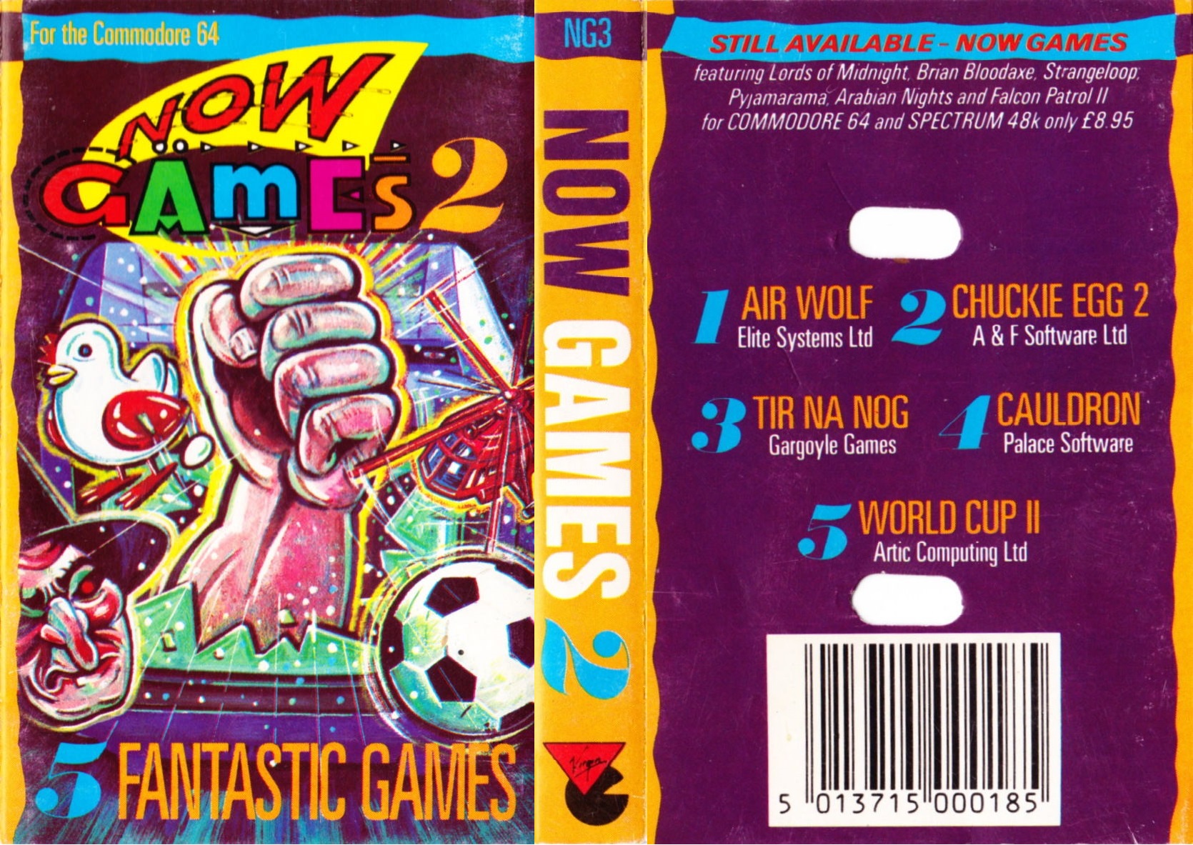 290846 now games 2 commodore 64 front cover — Postimages