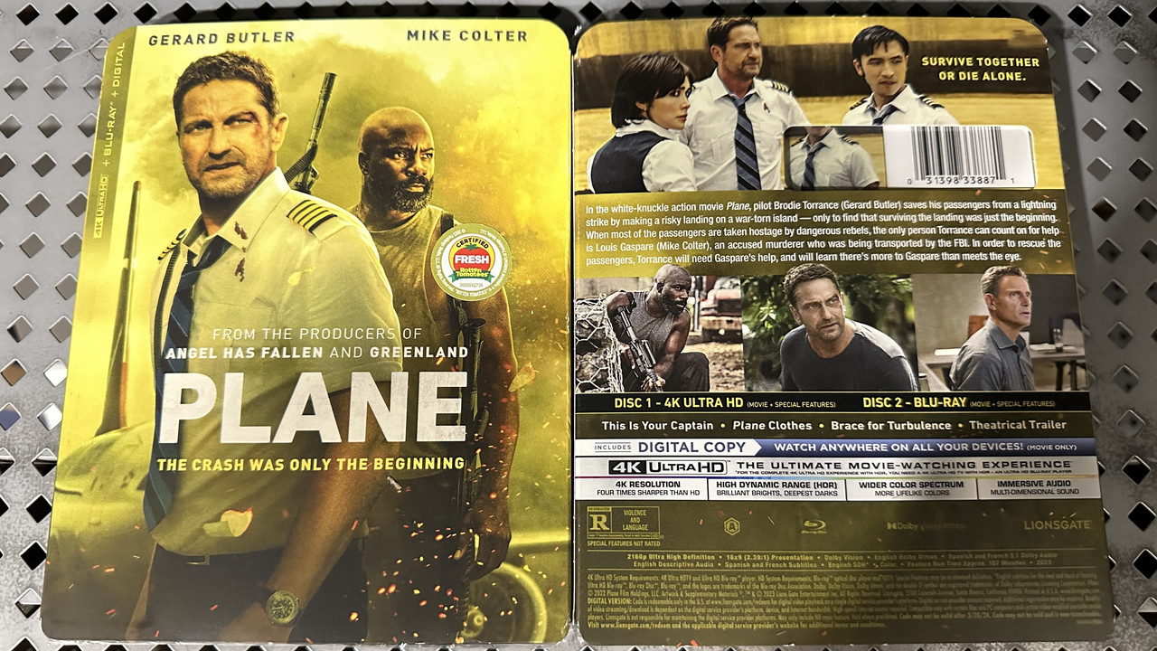 Plane 4K UHD (2023) - Page 2 - Blu-ray Forum