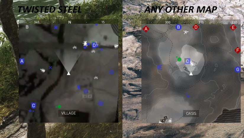 Does anyone else get a pixelated minimap on Twisted Steel? Any ideas on ...