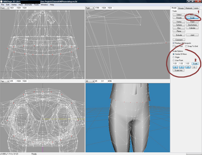 Tutorial: Seperating a Full Body Mesh: fantasyrogue — LiveJournal