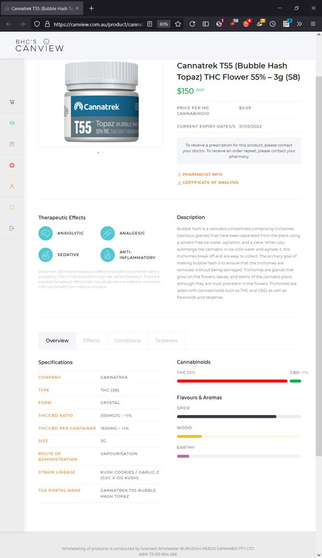 Cannatrek T55 Topaz bubble hash : r/MedicalCannabisAus