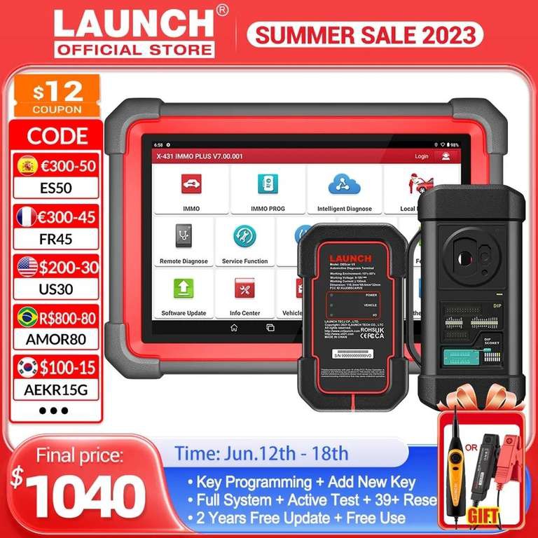 AliExpress: LAUNCH X431 IMMO Elite Plus 2023 X-PROG 3 Key Programmer ...