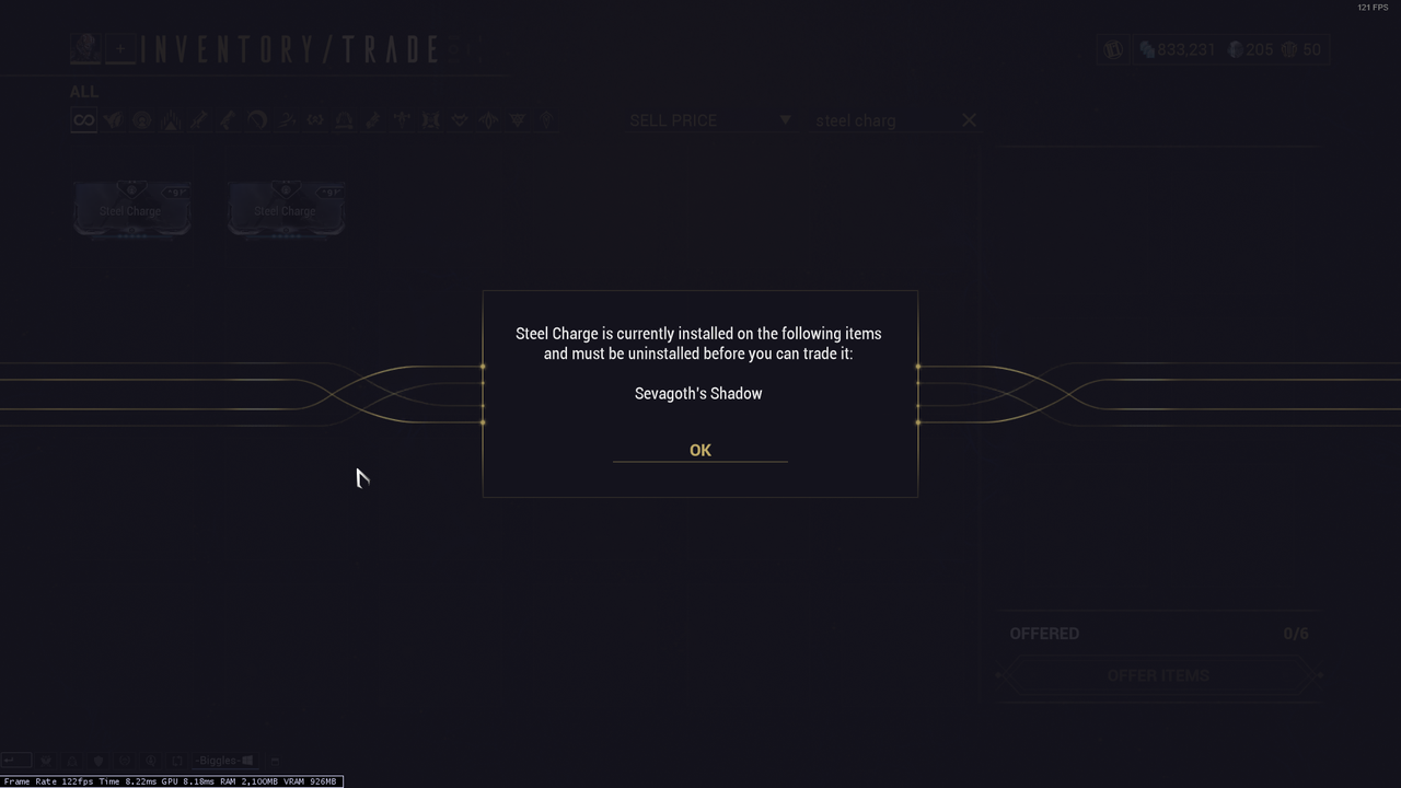 Aura mod still showing up as installed on Sevagoth's Shadow after ...