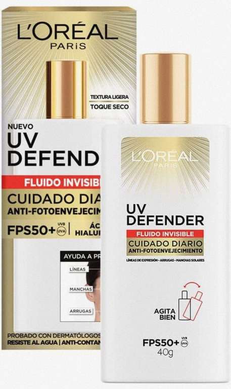 Amazon Protector Solar Facial UV Defender Fluid FPS50+ Loreal 40ml