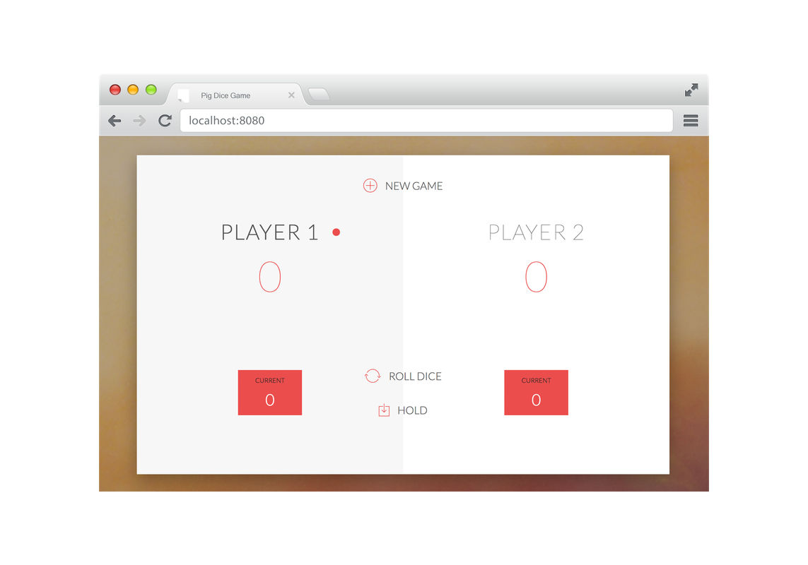 GitHub - JthanDev/pig-dice-game: 🐷🎲🎮A simple dice game playable with just a single die and two ...