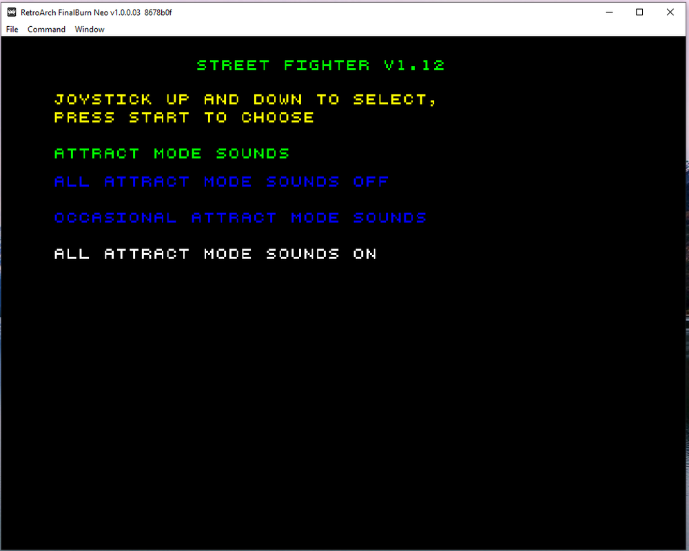 No intro audio in Street Fighter: The Movie arcade. How can I fix this ...