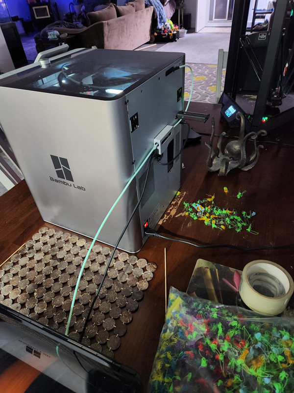 If you can, put the AMS to the side and redo the input shaping ...